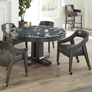Legacy Billiards Bar and Game Room Pub Table Rustic Pub Table - Aminis